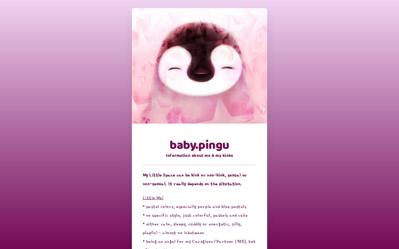 baby.pingu kink info